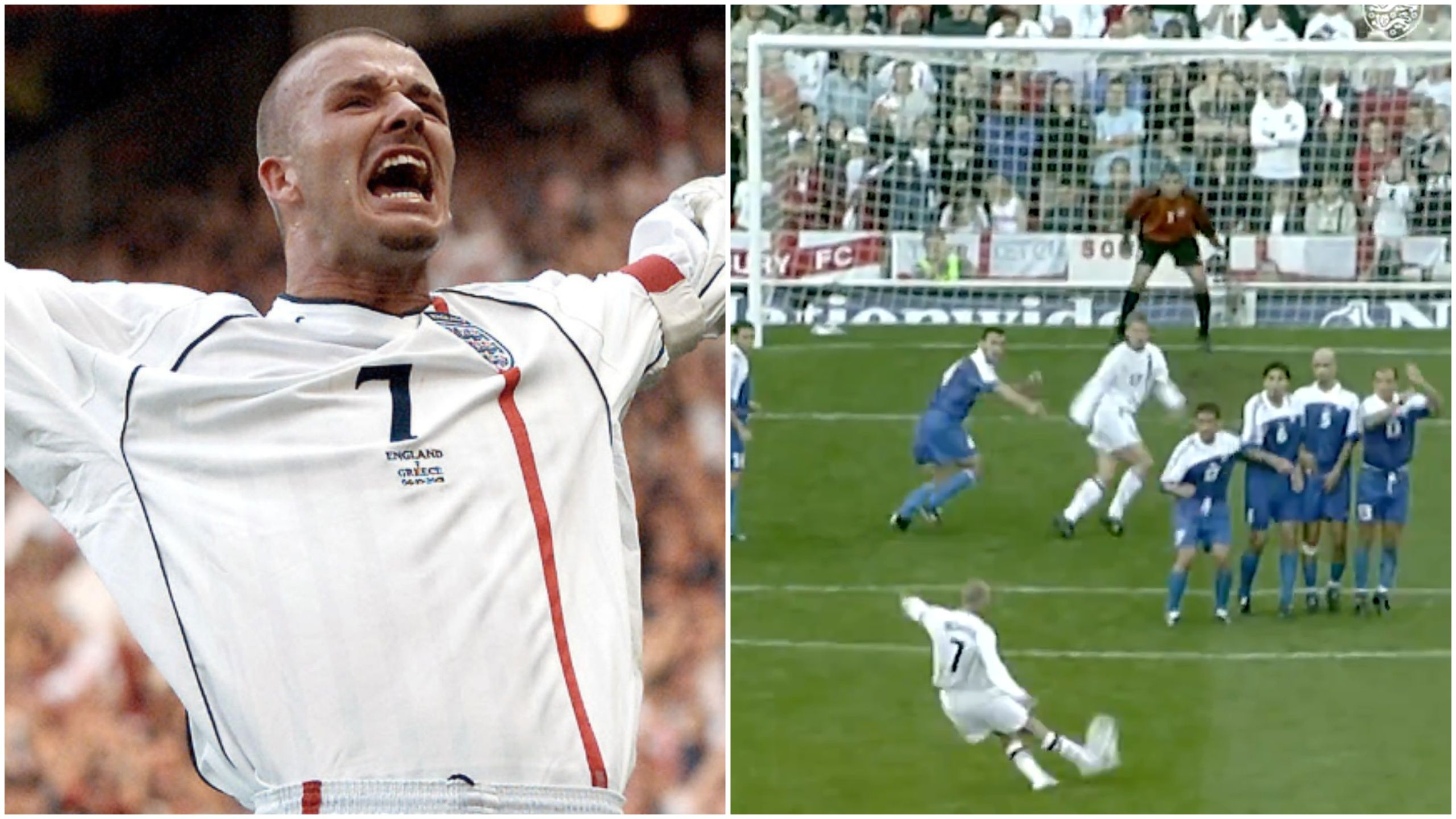Beckham Free-Kick vs Greece: England Would've Won the World Cup had he ...