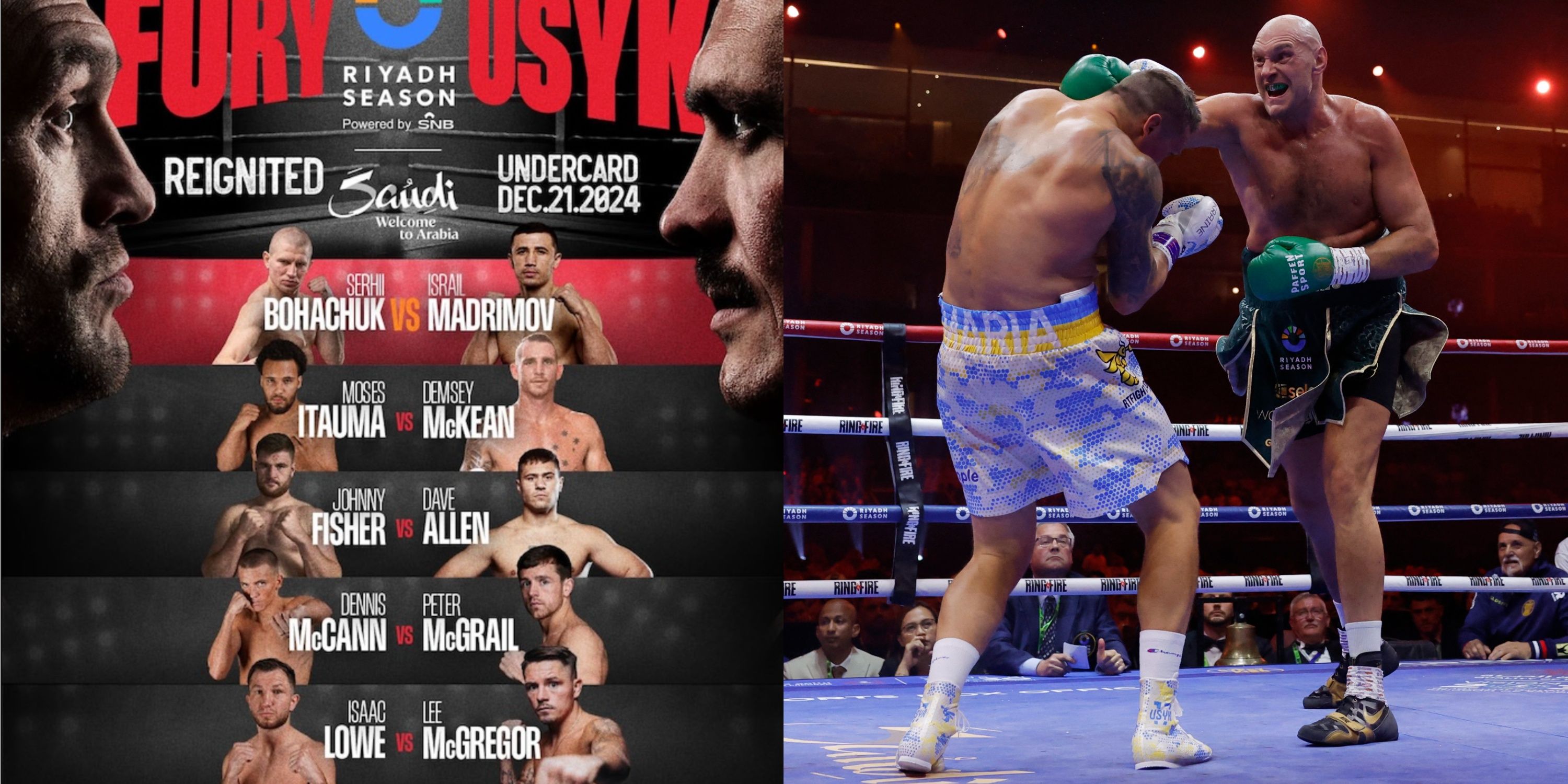 Oleksandr Usyk vs Tyson Fury 2 Full Undercard