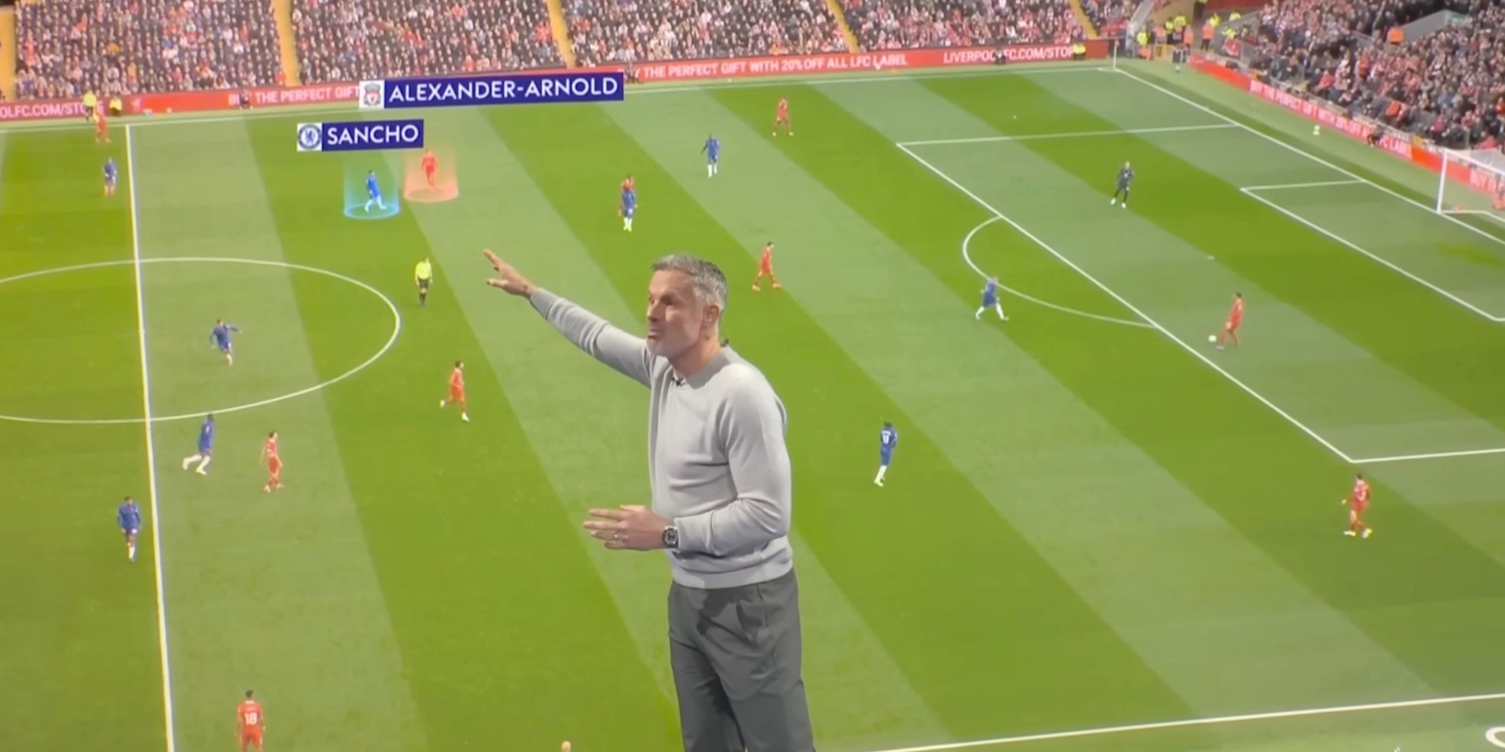 Jamie Carragher’s Fascinating Jadon Sancho Analysis From Liverpool 2-1 ...