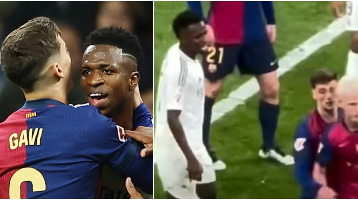 Vinicius Jr's Awkward Insult to Gavi During Real Madrid 0-4 Barcelona