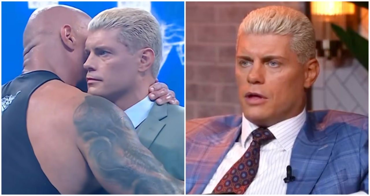 What The Rock Said to Cody Rhodes After Taking WrestleMania Spot