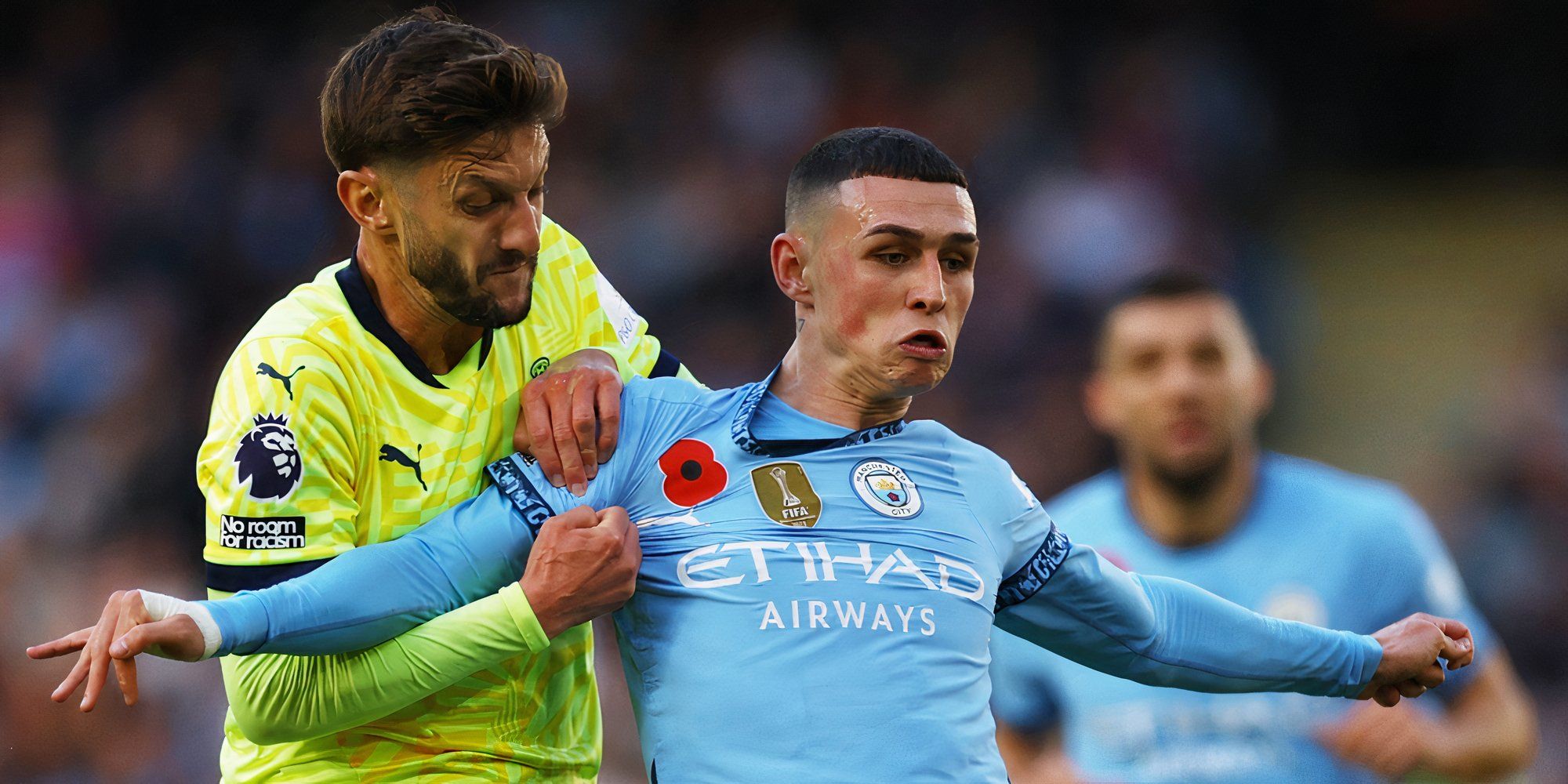 Adam Lallana Booked After Phil Foden Delayed Quick Southampton Free-Kick