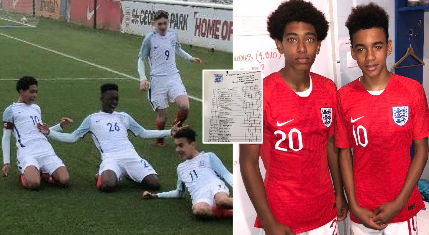 Crazy England U15 Team Sheet From 2017 Resurfaces