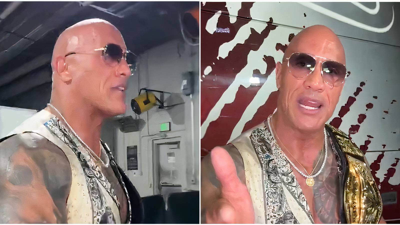 The Rock's X-Rated Promo Moments After his WWE Return at Bad Blood