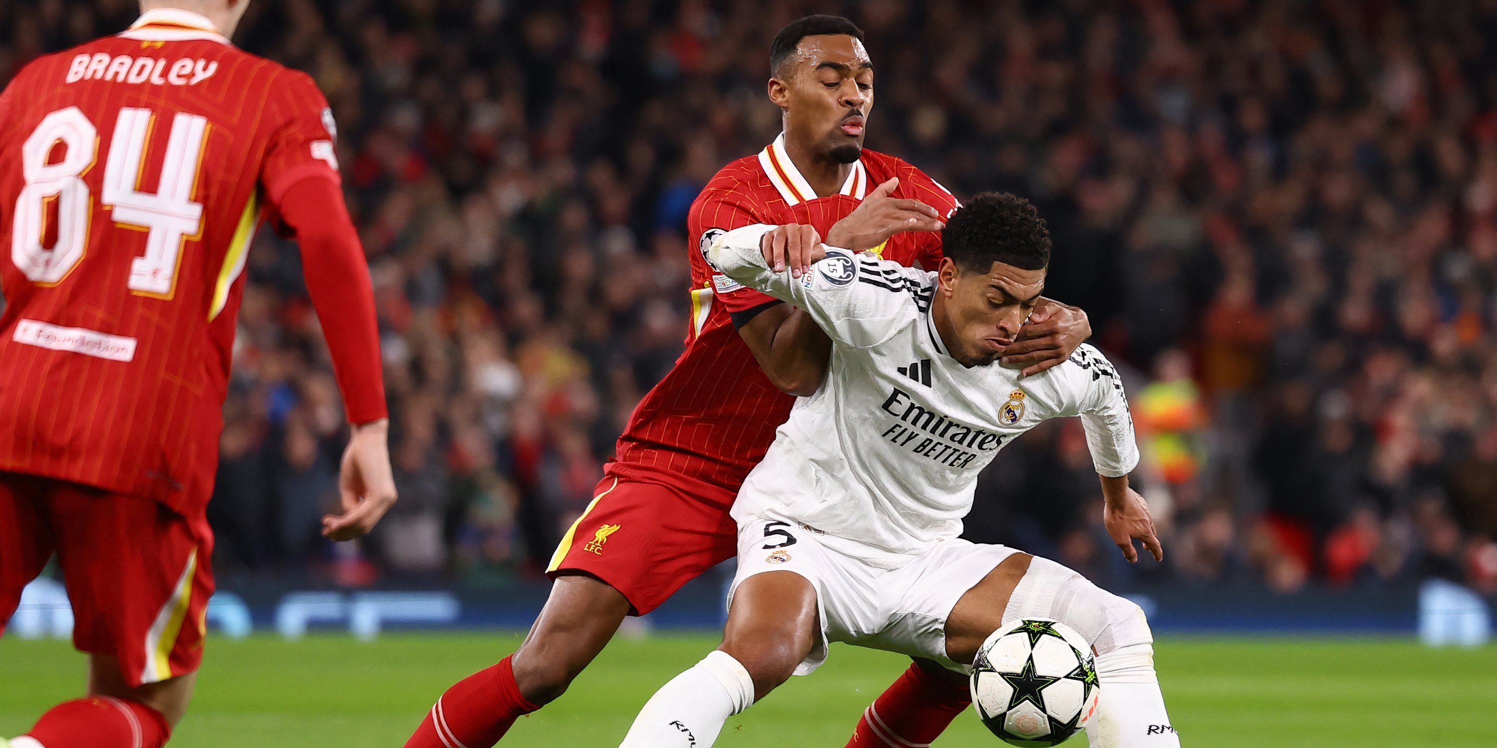 Comparing Gravenberch and Bellingham's Stats From Liverpool vs Real Madrid