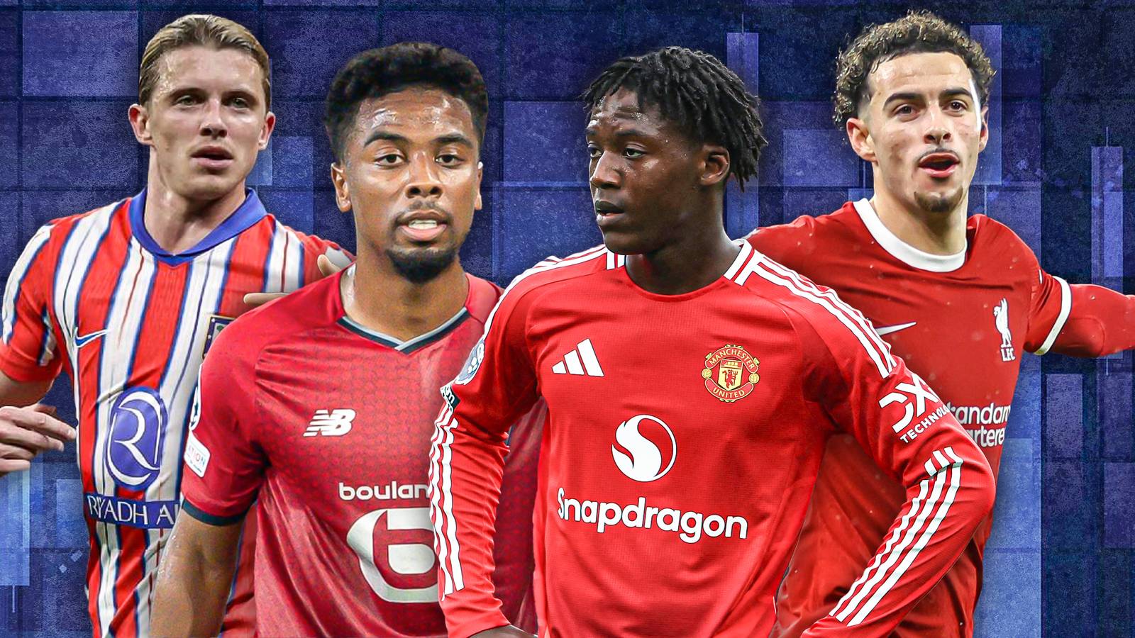 Kobbie Mainoo's 2024/25 Stats Compared to Jones, Gallagher and Gomes'