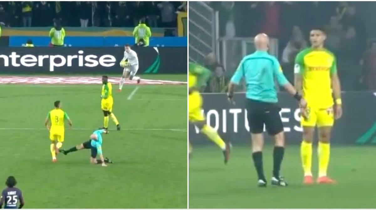 What Happened to Ligue 1 Referee Tony Chapron After Kicking Diego Carlos