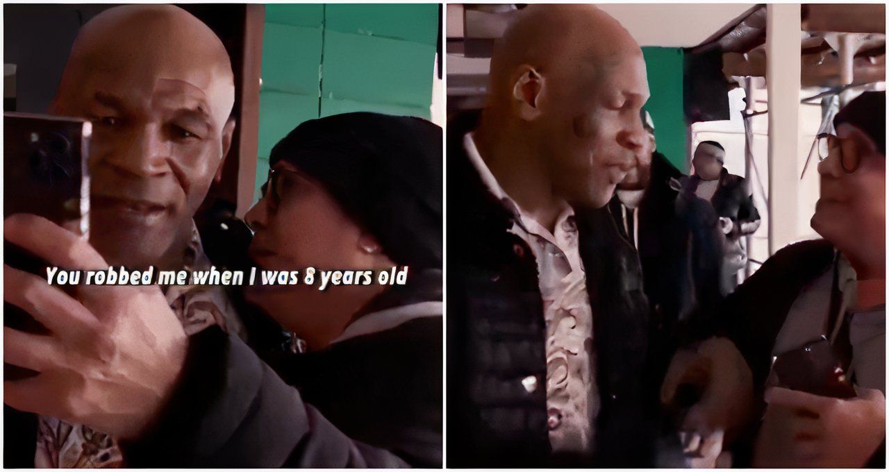 Mike Tyson Confronted by Man Who he Robbed When he Was Younger Mike Tyson Confronted by Man Who he Robbed When he Was Younger