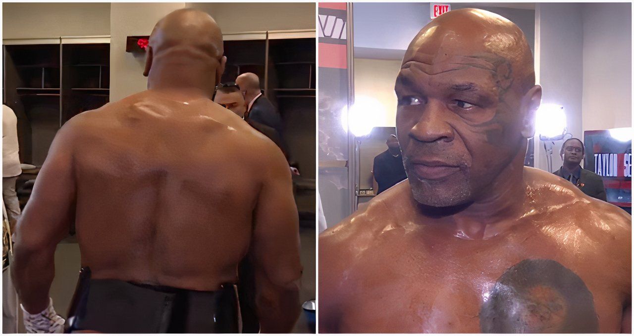 Mike Tyson Suffers 'NSFW' Moment Backstage Before Jake Paul Fight