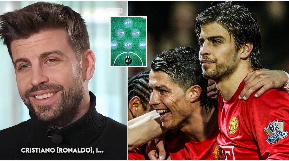 Gerard Pique Names His Dream Seven-a-Side Team