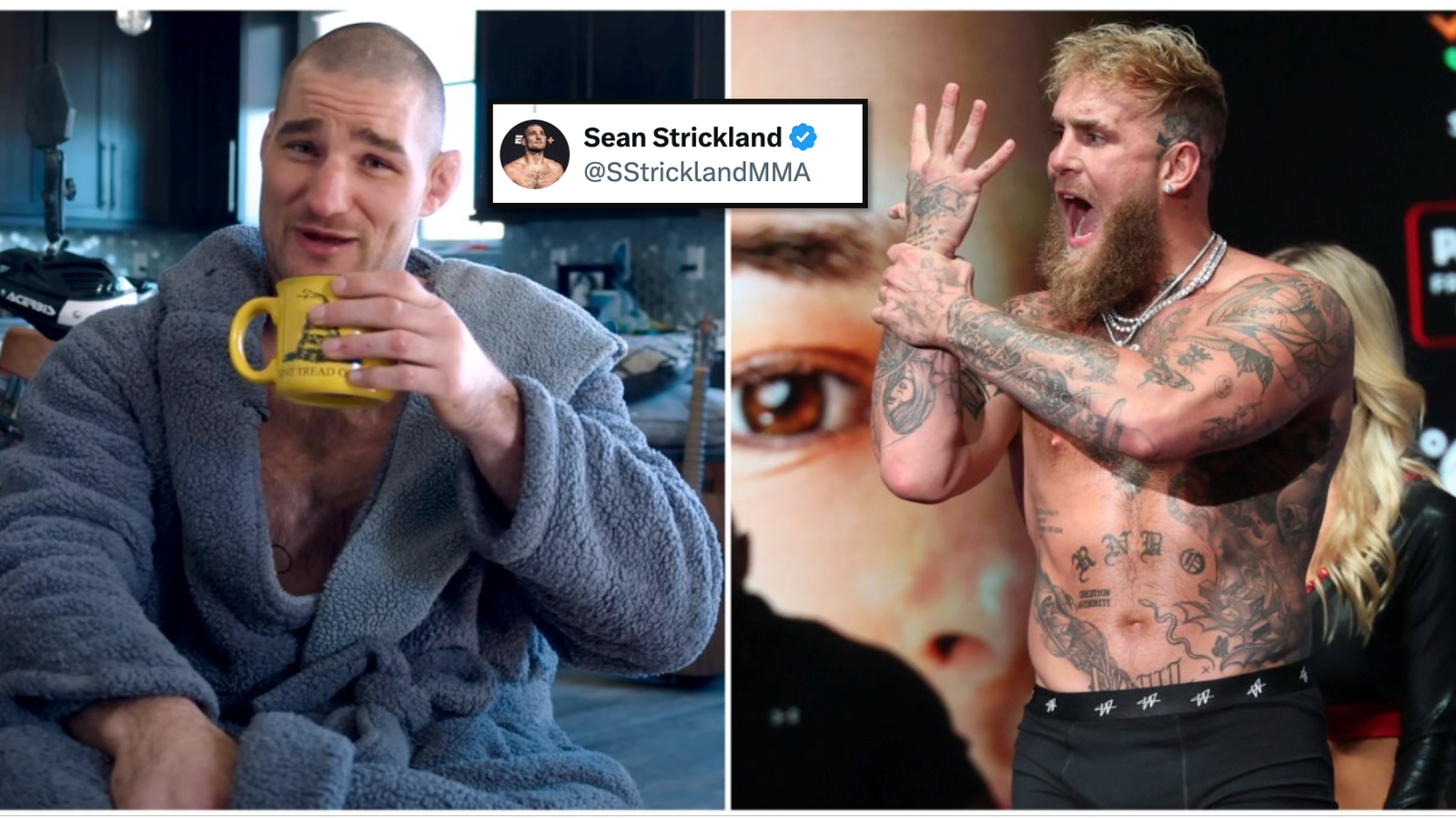Sean Strickland Tears Apart Jake Paul For Mike Tyson Fight