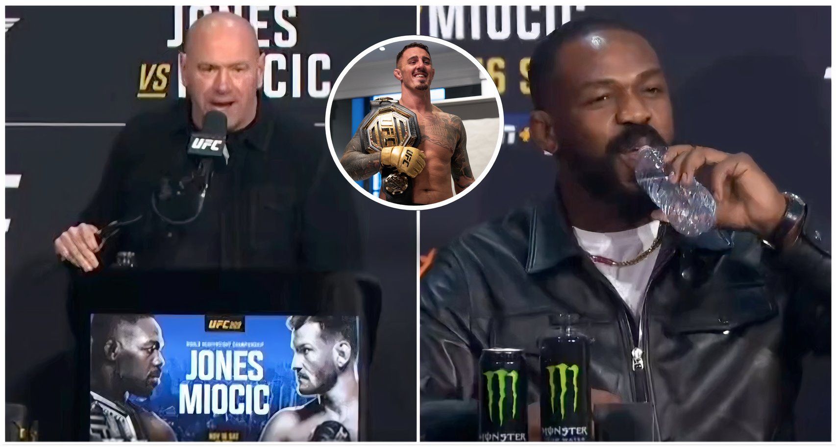 UFC Crowd Erupts as Dana White Makes Jon Jones/Tom Aspinall Admission