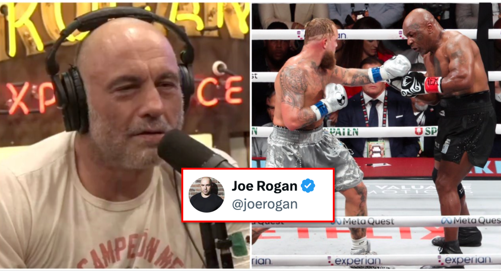 Joe Rogan Posted Sad Three-Word Tweet After Jake Paul vs Mike Tyson