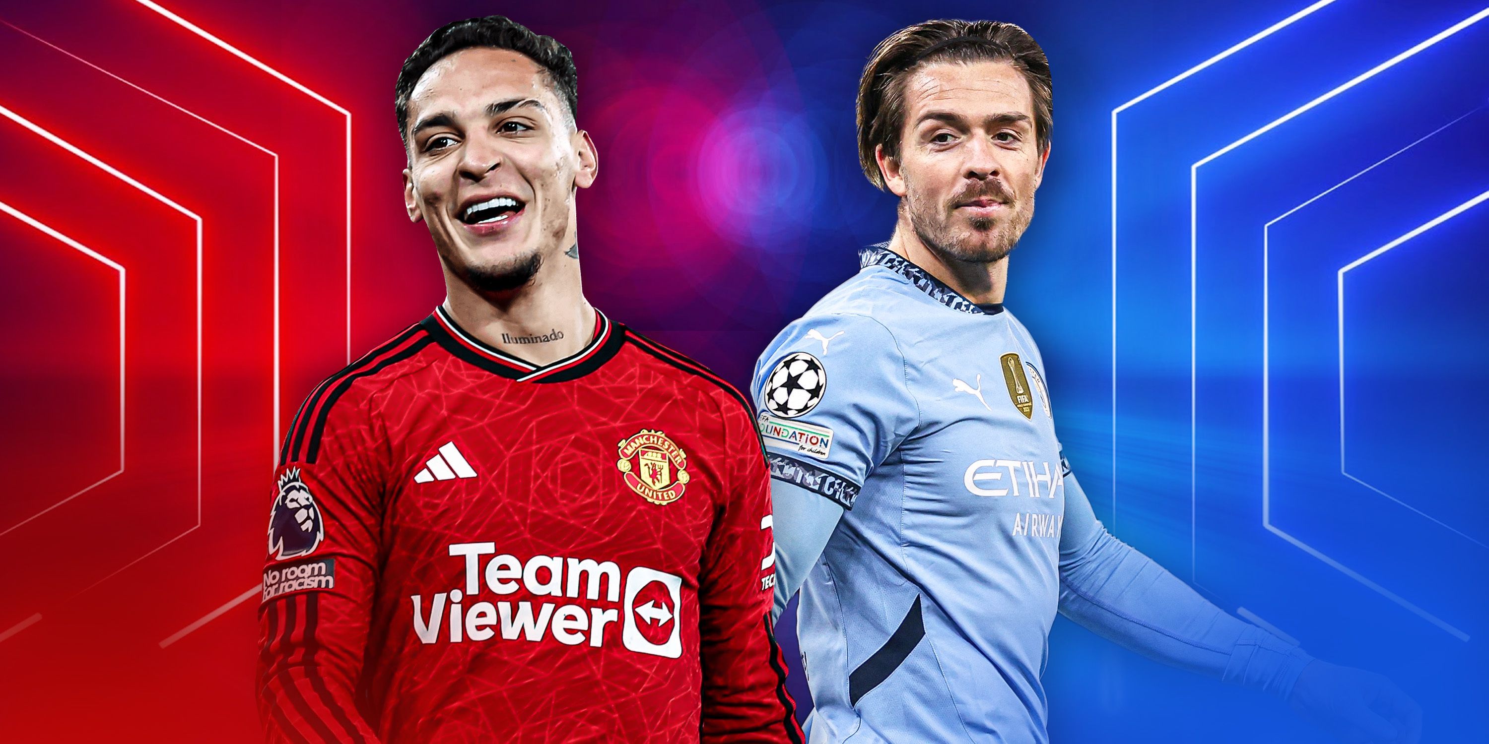 Jack Grealish vs Antony Stats Comparison Since Start of 2023/24