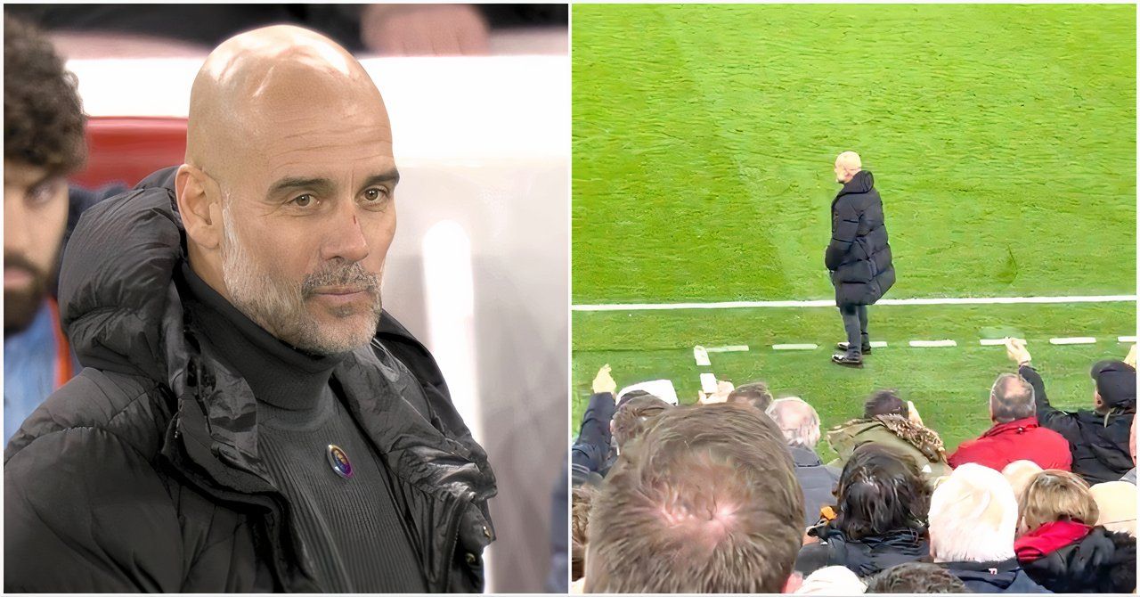 Pep Guardiola Reacts to Liverpool Fans Chanting ‘You’re Getting Sacked ...