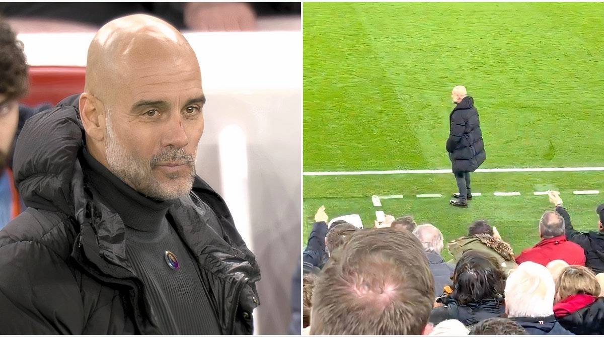 Pep Guardiola Reacts to Liverpool Fans Chanting ‘You’re Getting Sacked ...