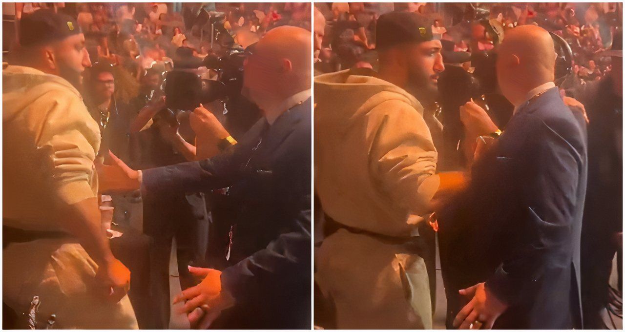 Footage of UFC Security Refusing to Let Belal Muhammad Enter Cage