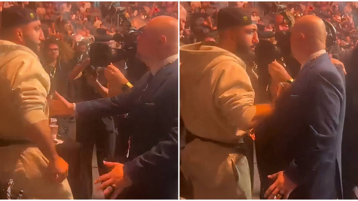 Footage of UFC Security Refusing to Let Belal Muhammad Enter Cage