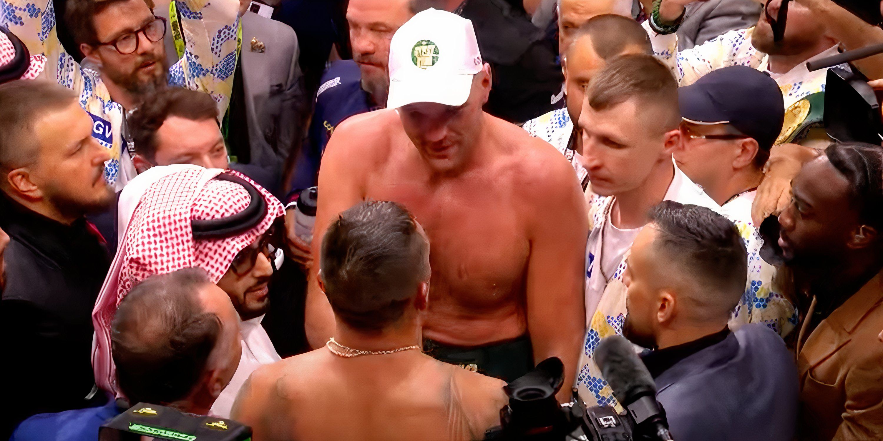 Unseen Footage Shows Tyson Fury & Oleksandr Usyk Post-Fight Conversation