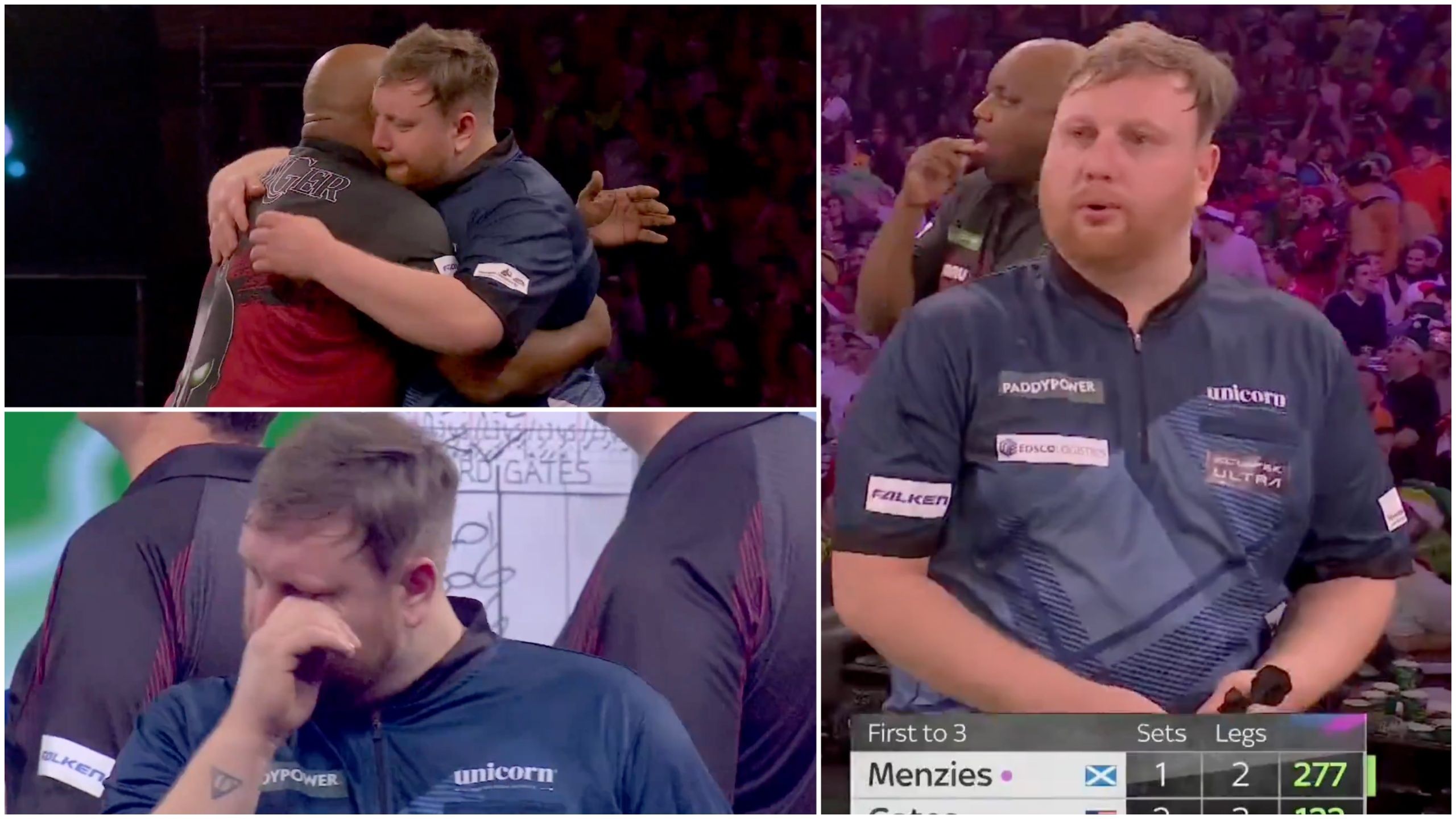 Cameron Menzies Speaks Out After Bursting Into Tears in World Darts ...
