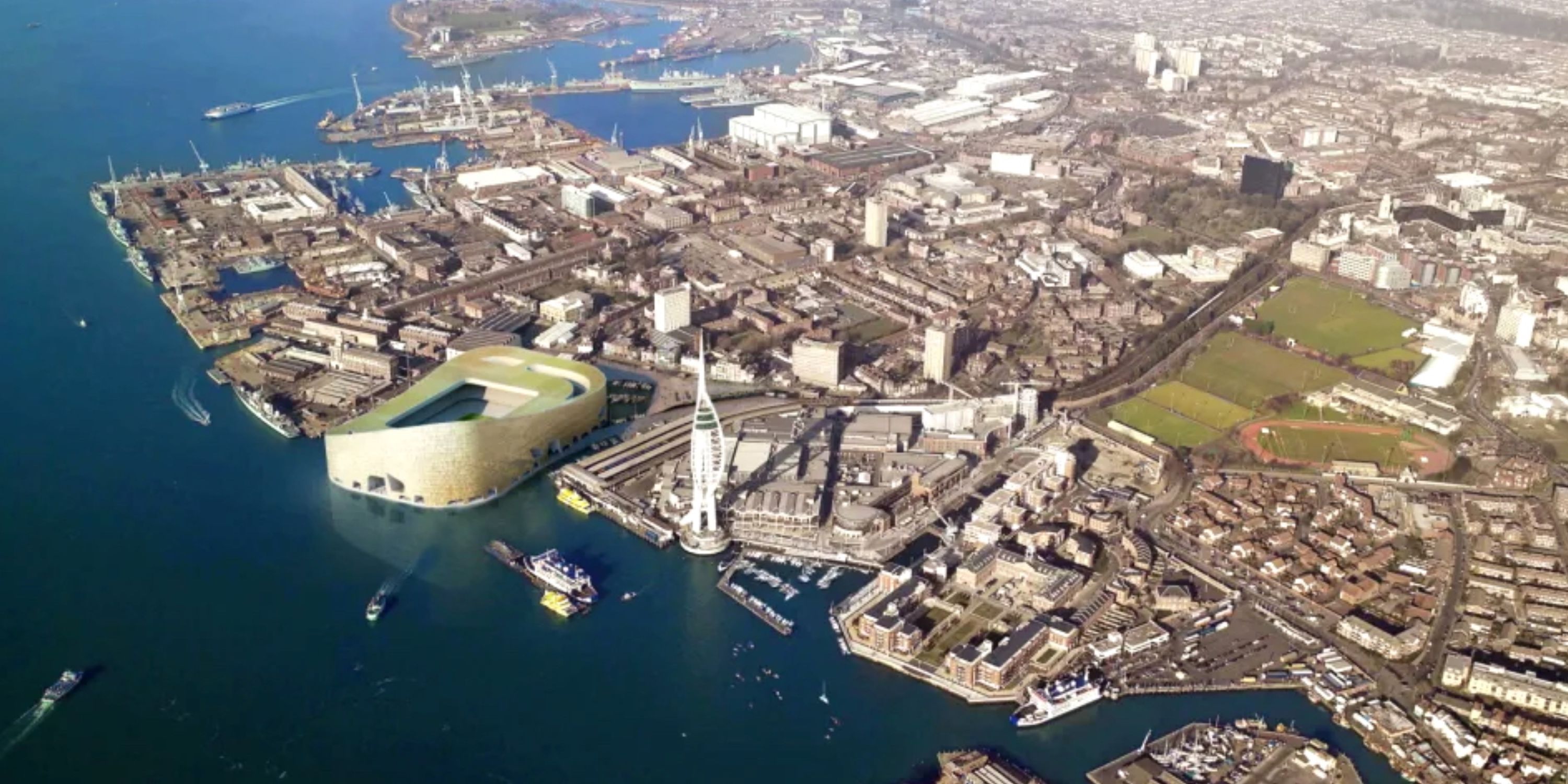Portsmouth’s Abandoned £600m Boat-Shaped Stadium Plans