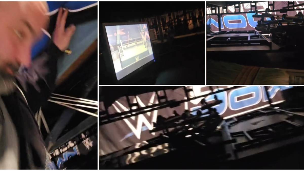 WWE Employee Shows What's Under a WWE Ring
