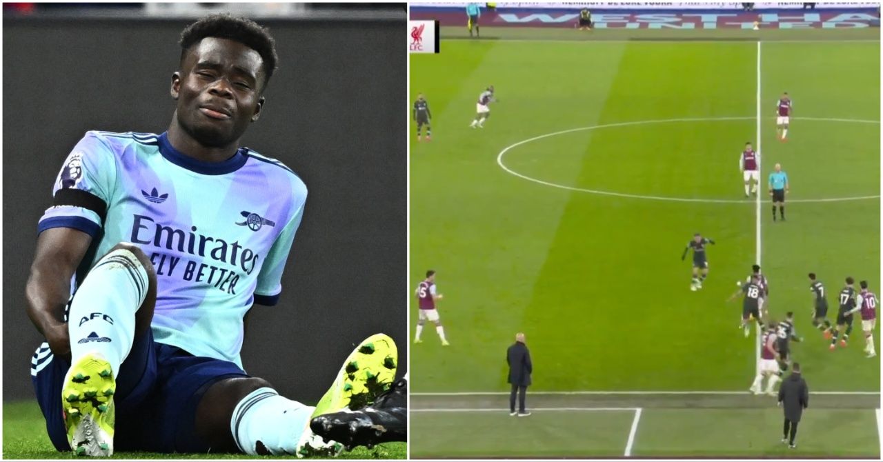 Arsenal Fans Find 'Perfect Bukayo Saka Cover' During West Ham 0-5 Liverpool