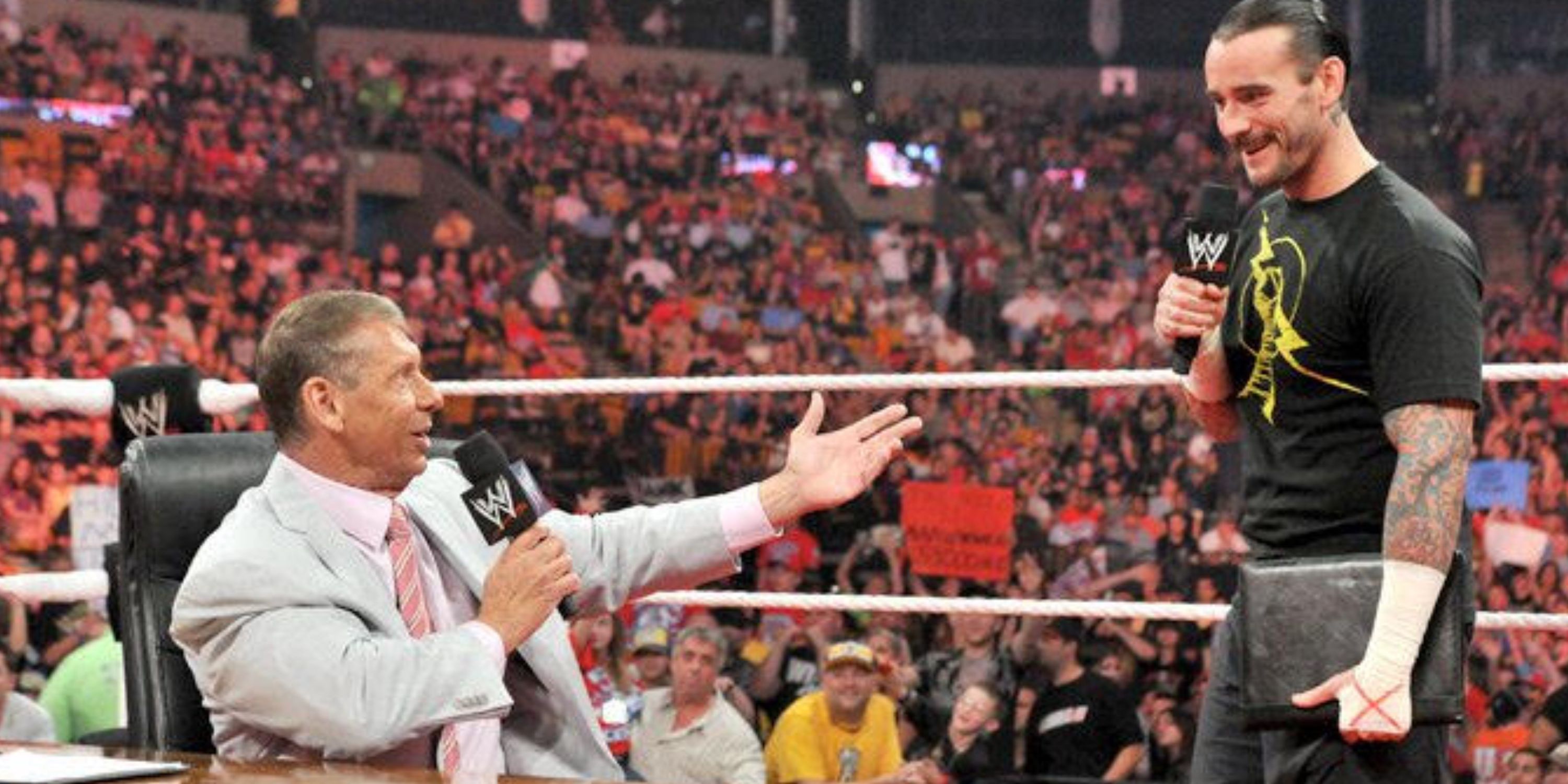 CM Punk Fires Shots at Vince McMahon in Heated WWE Promo with Seth Rollins