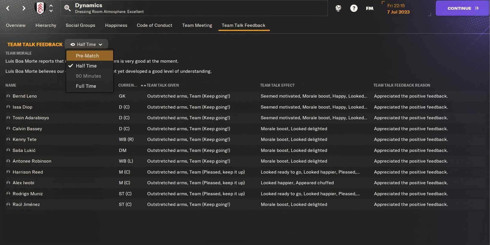 Football Manager 2024 Dynamics Guide