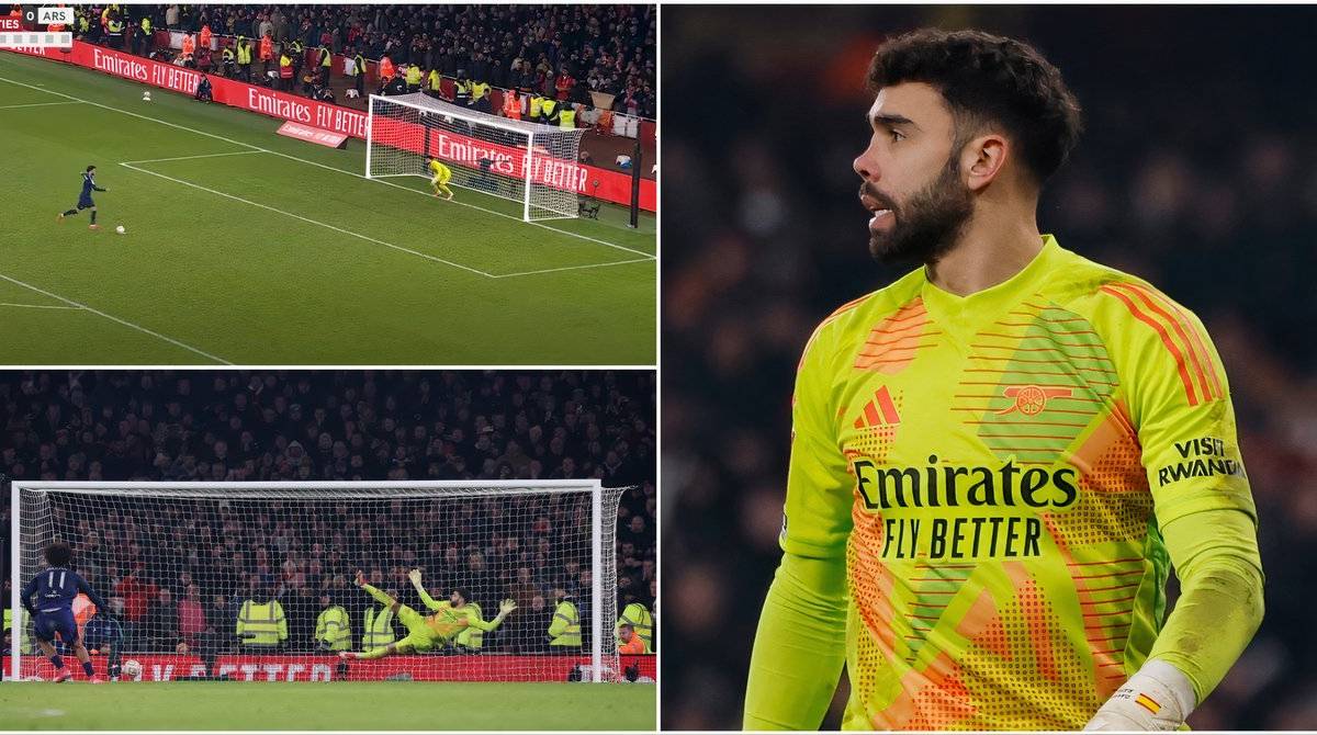 David Raya’s Unusual Technique During Arsenal’s Penalty Shootout Loss ...