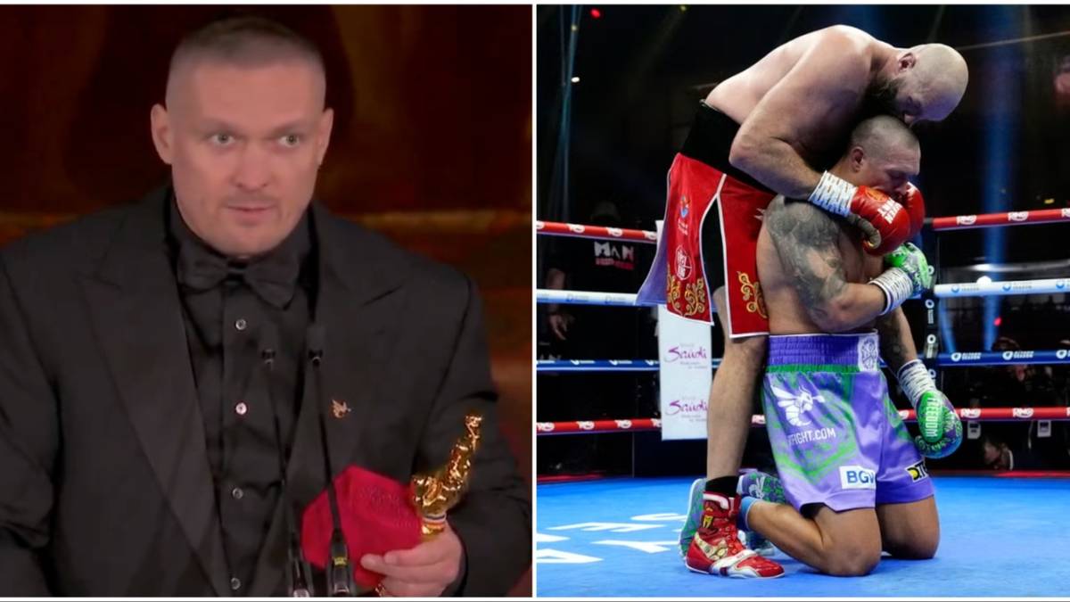 Oleksandr Usyk Pays Tribute to Tyson Fury After Winning Fighter of the Year