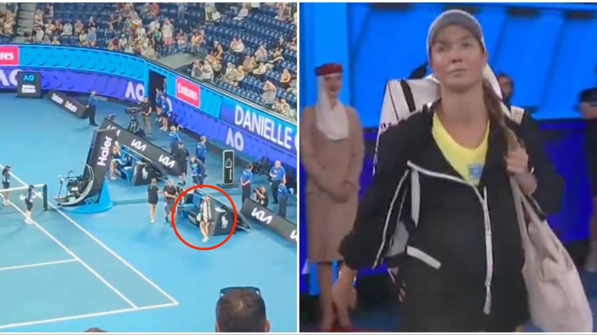 Danielle Collins Booed Heavily Onto Court at Australian Open