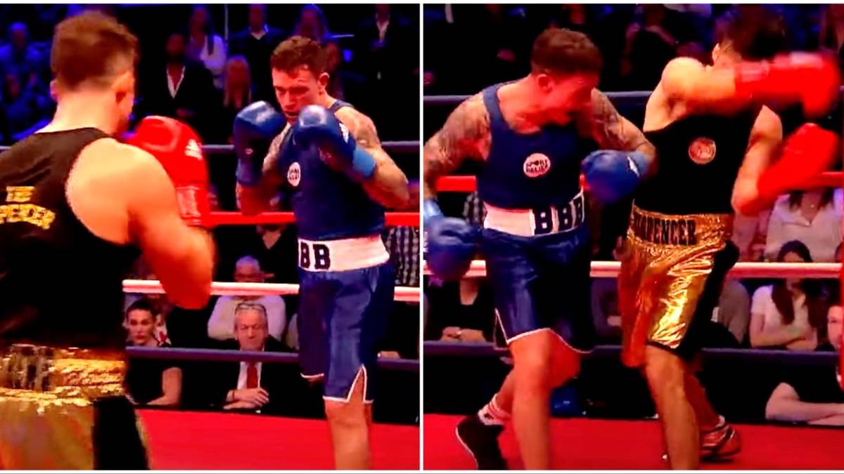 Footage of Wayne Bridge Boxing After KSI Fight Announcement