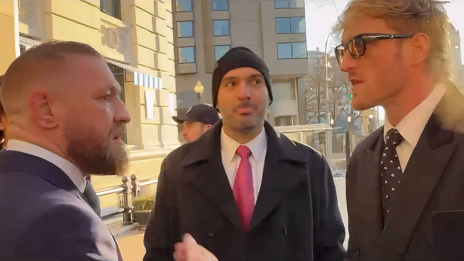 Footage of Conor McGregor Confronting Logan & Jake Paul