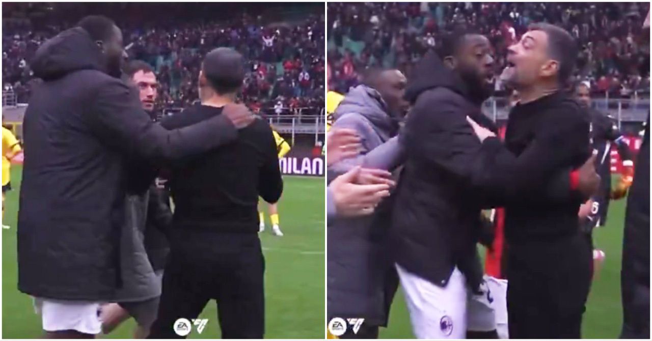 Conceicao and Calabria Involved in Heated Confrontation After AC Milan 3-2 Parma
