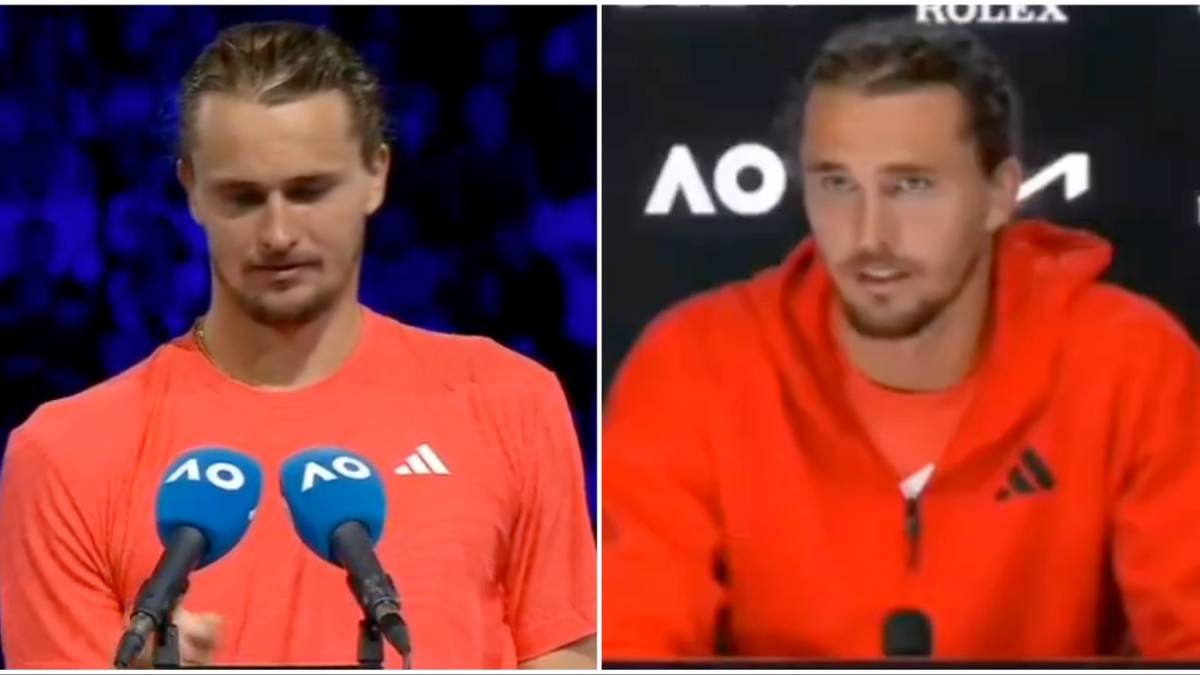 Alex Zverev Responds to Heckler From Australian Open Final