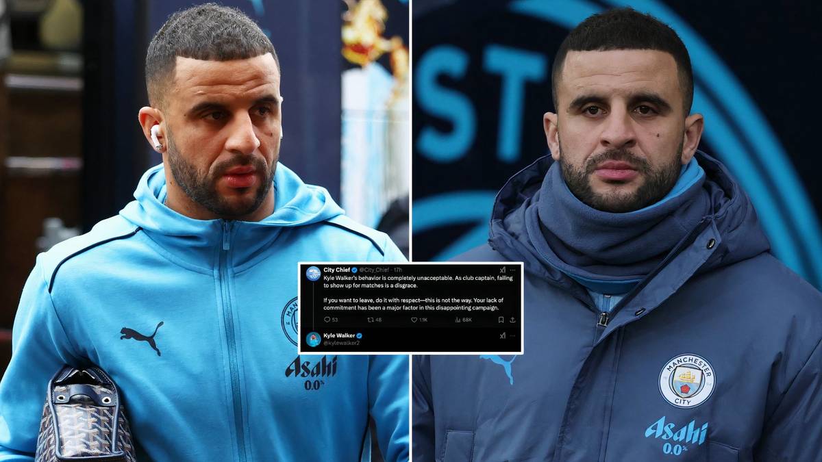 Kyle Walker Hits Back at Man City Fan Who Called Him a 'Disgrace'