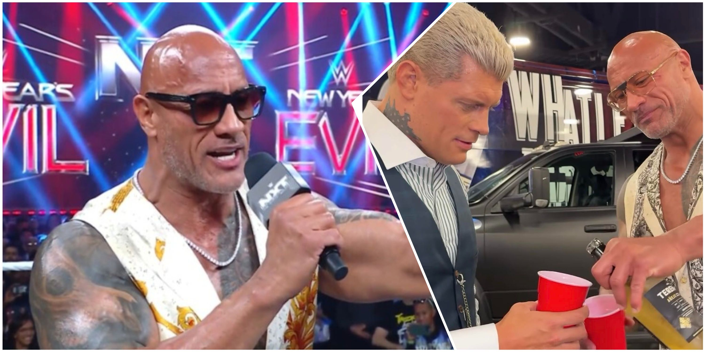 The Rock Fires Back at Criticism Over Cody Rhodes Interaction at WWE ...
