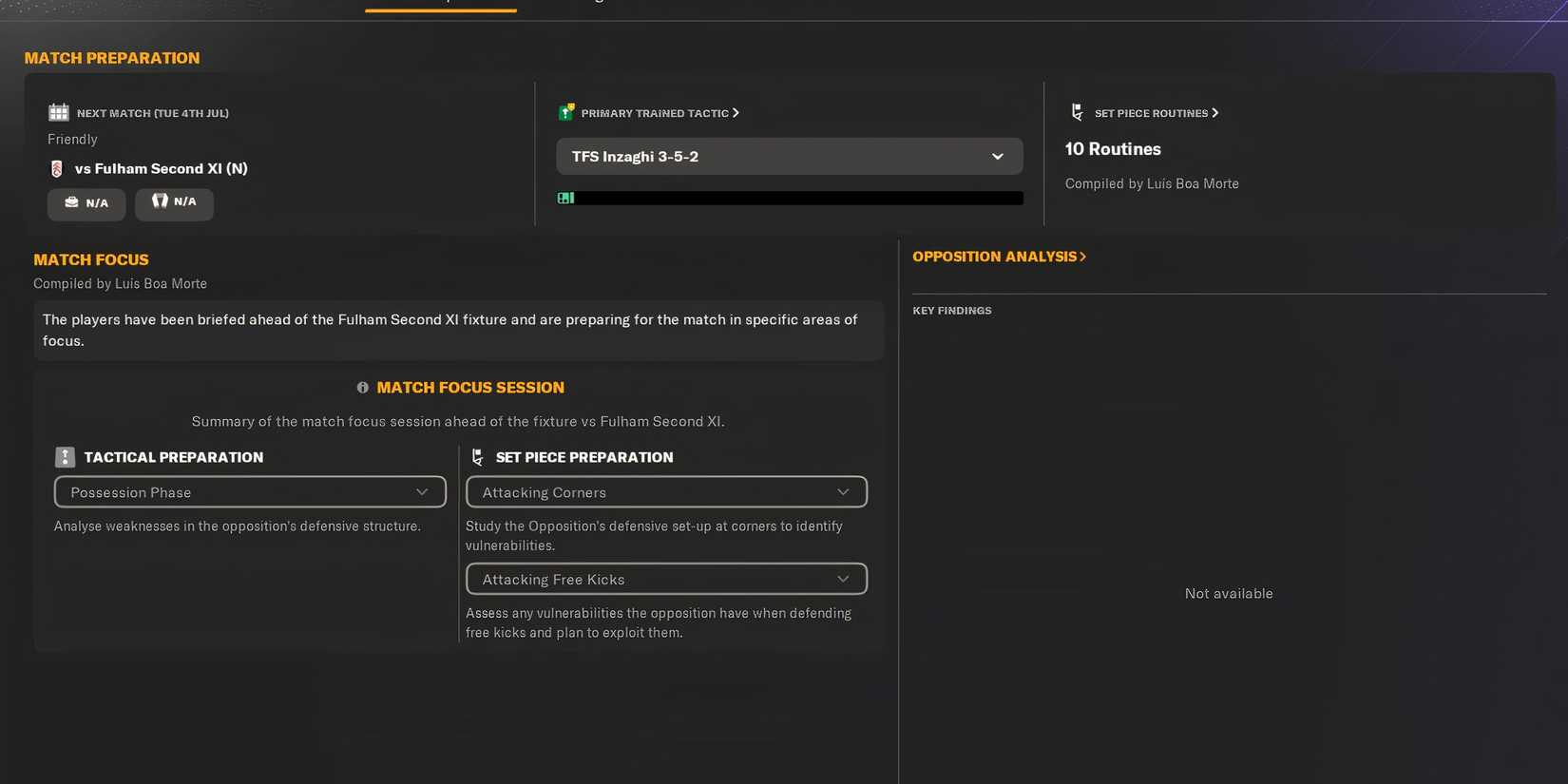 Football Manager 2024 Training Guide