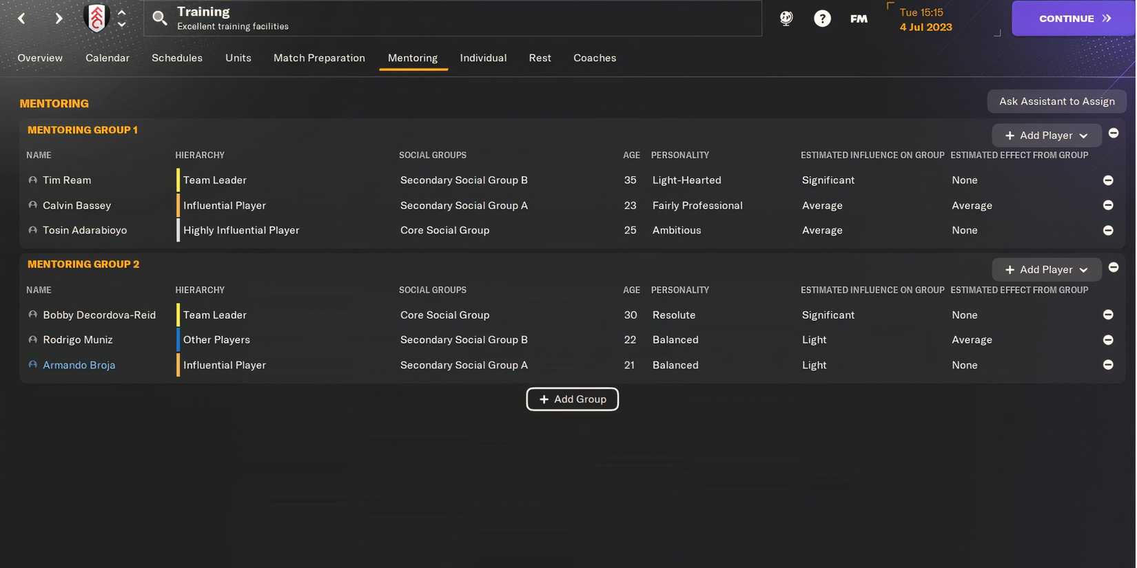 Football Manager 2024 Training Guide