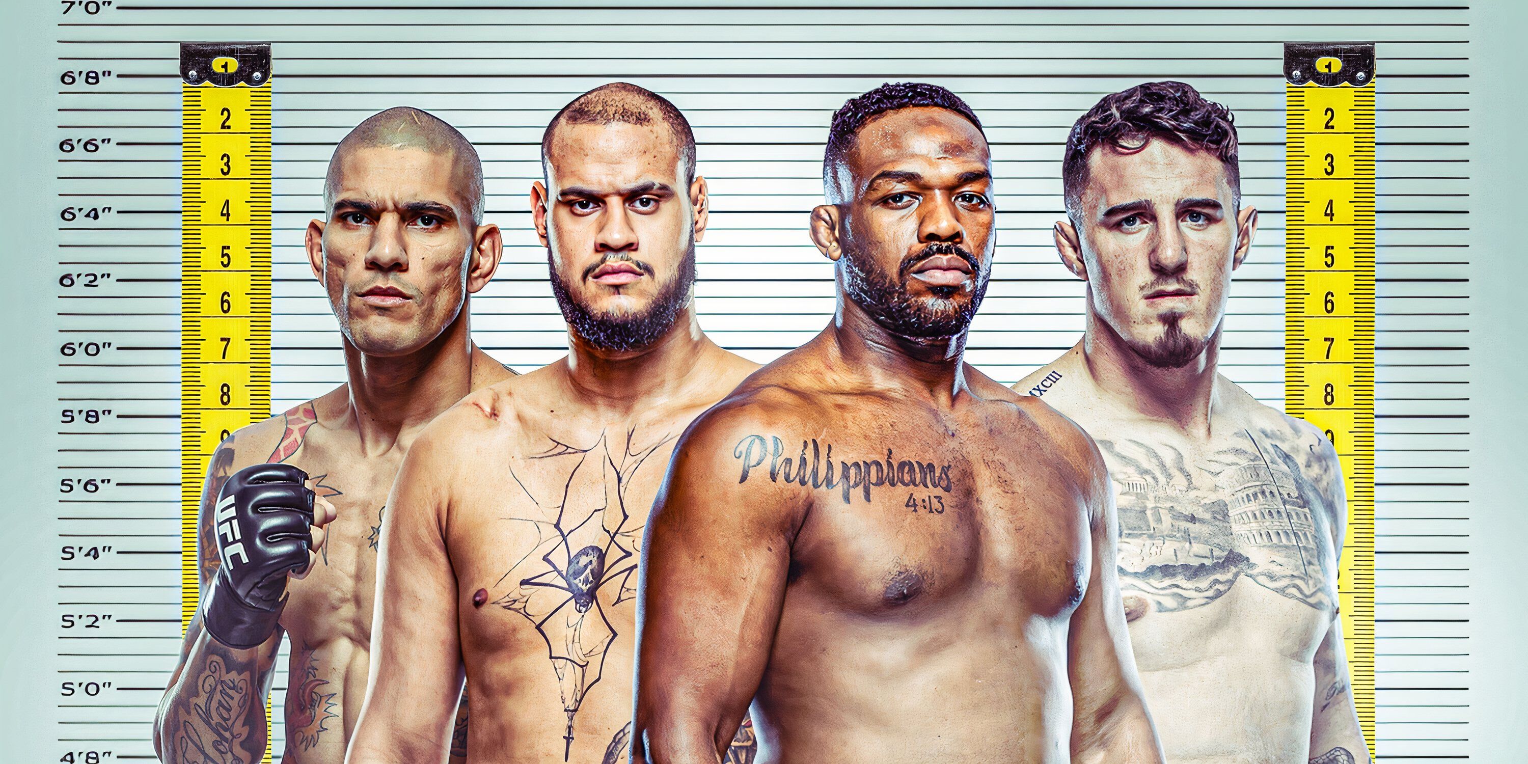 The Top 16 Tallest Fighters in the UFC Right Now The Top 16 Tallest Fighters in the UFC Right Now