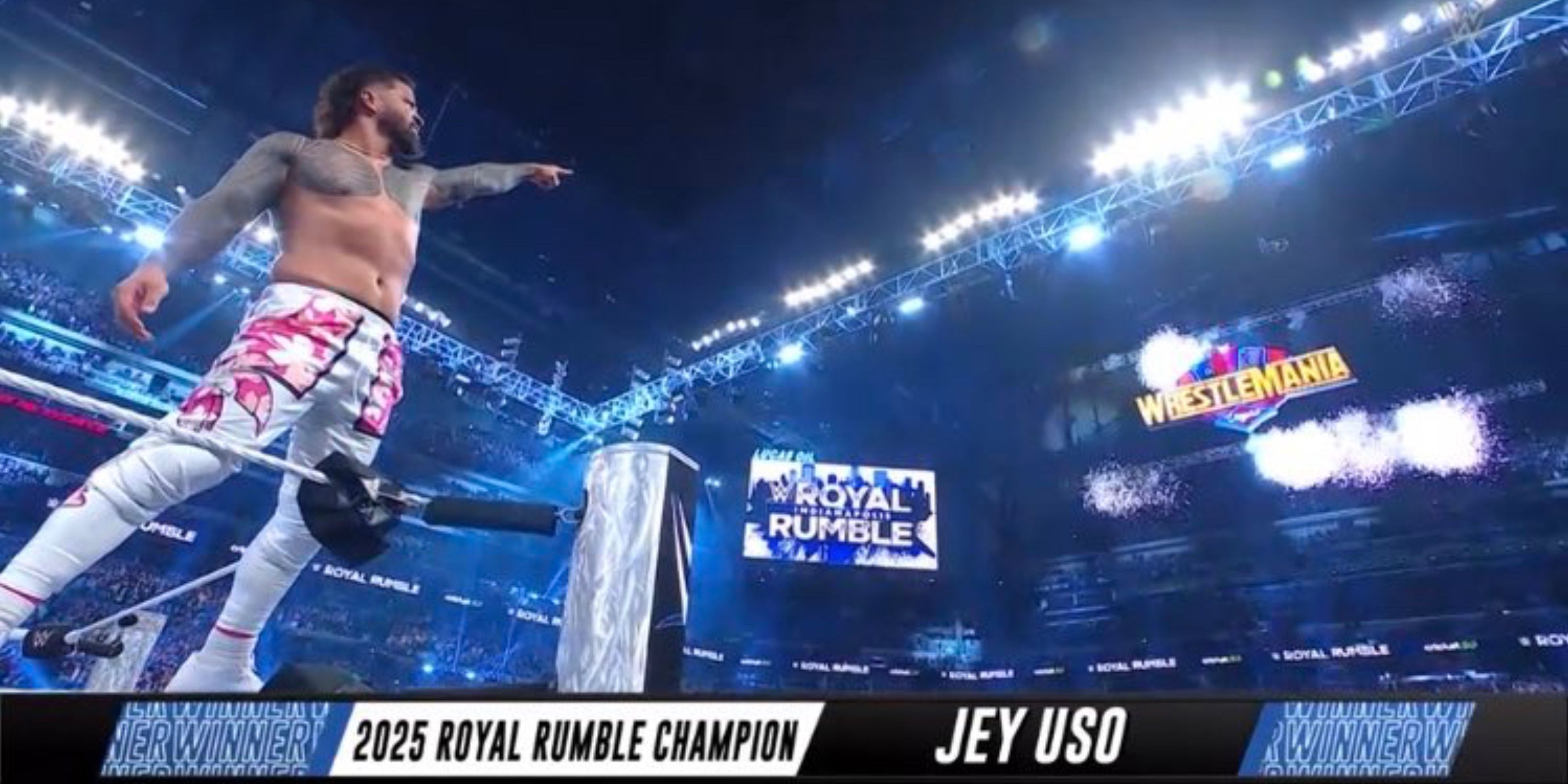 Gunther's Two-Word Message to Jey Uso After WWE Royal Rumble Triumph