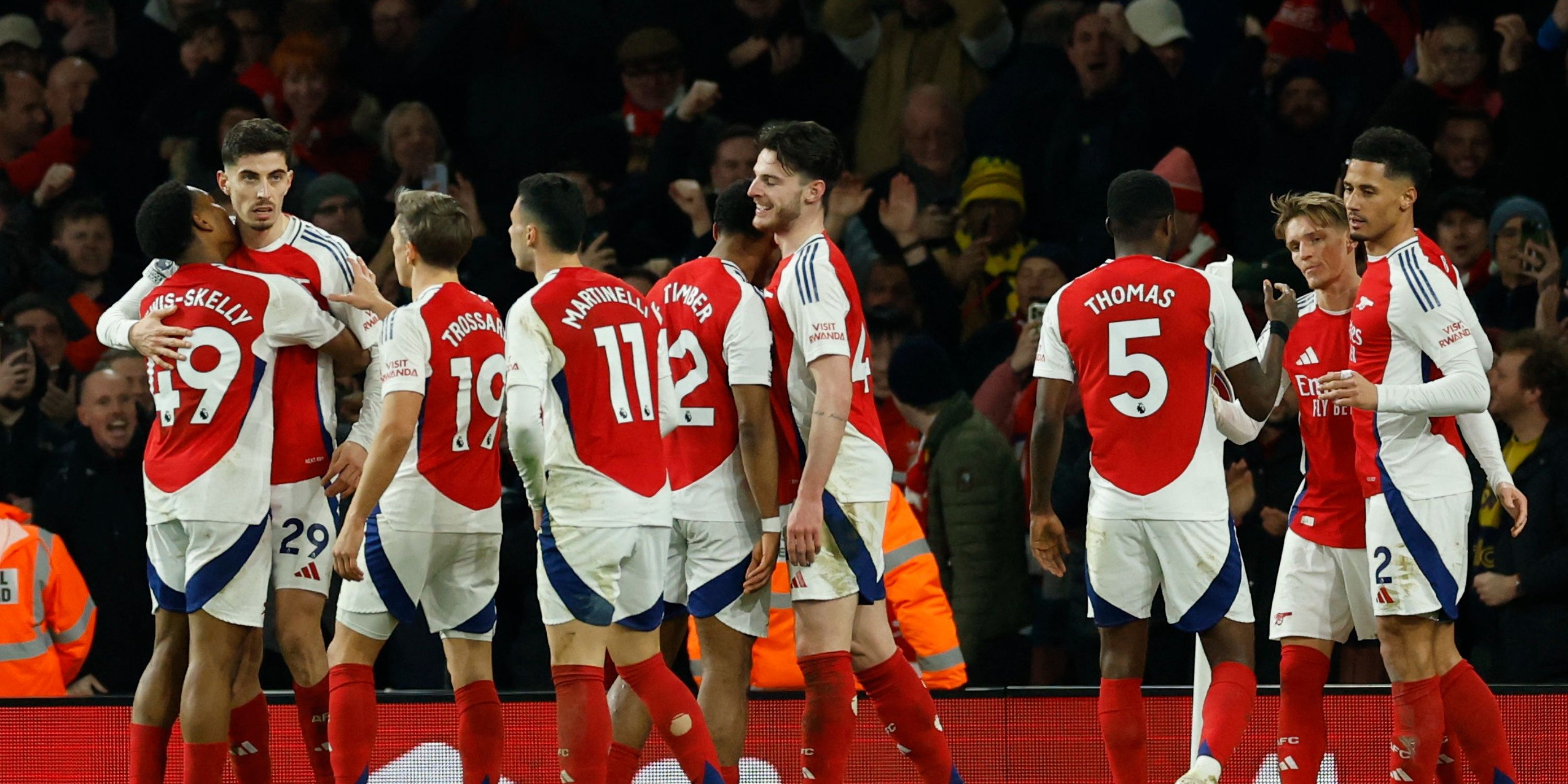 Arsenal 5-1 Man City: Player Ratings and Match Highlights