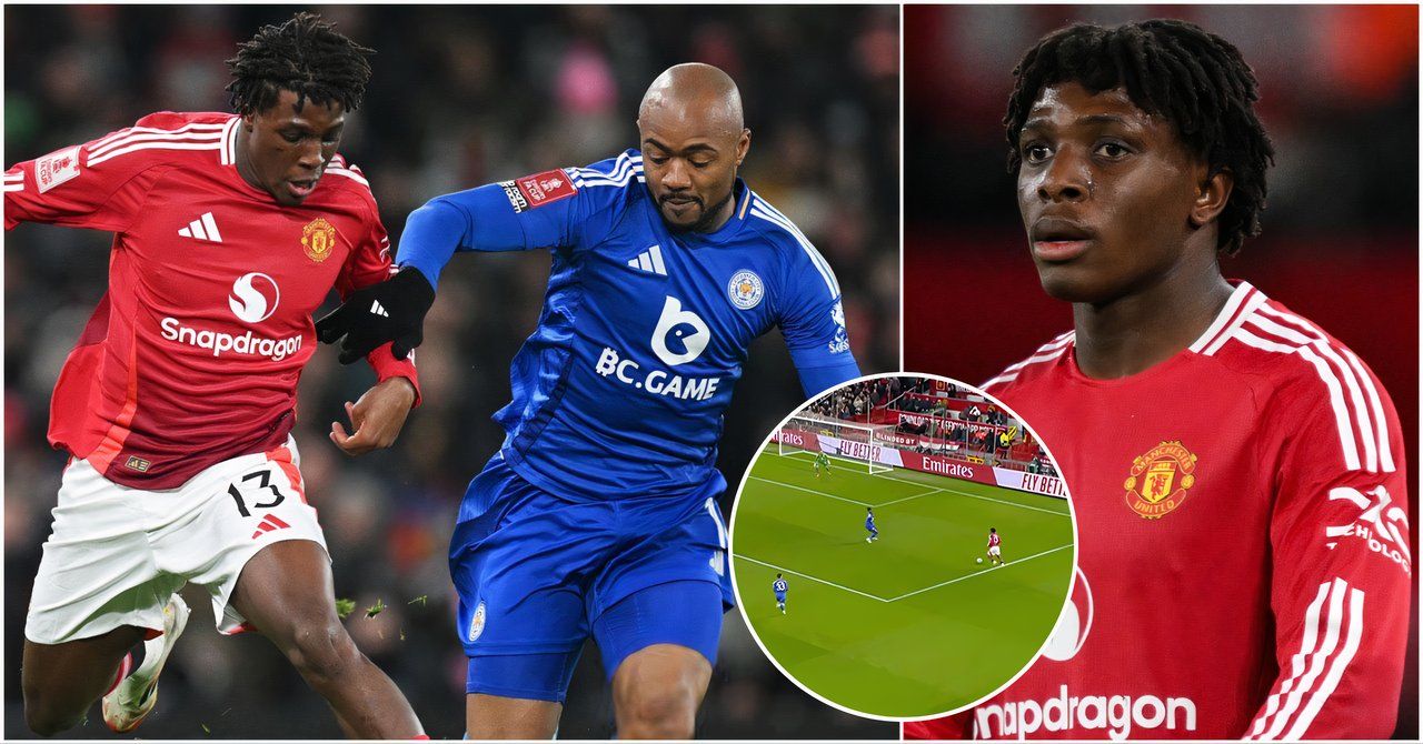 How Patrick Dorgu Performed in His Manchester United Debut vs Leicester ...