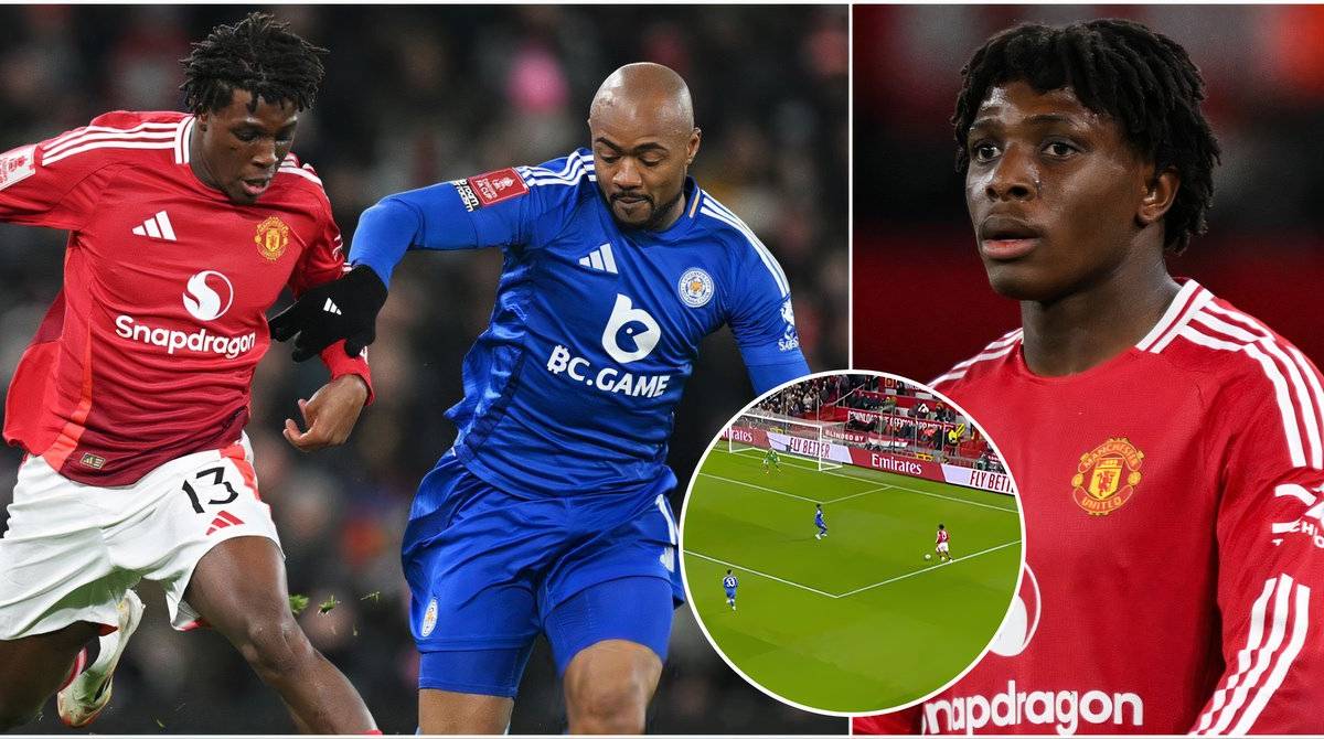 How Patrick Dorgu Performed in His Manchester United Debut vs Leicester ...
