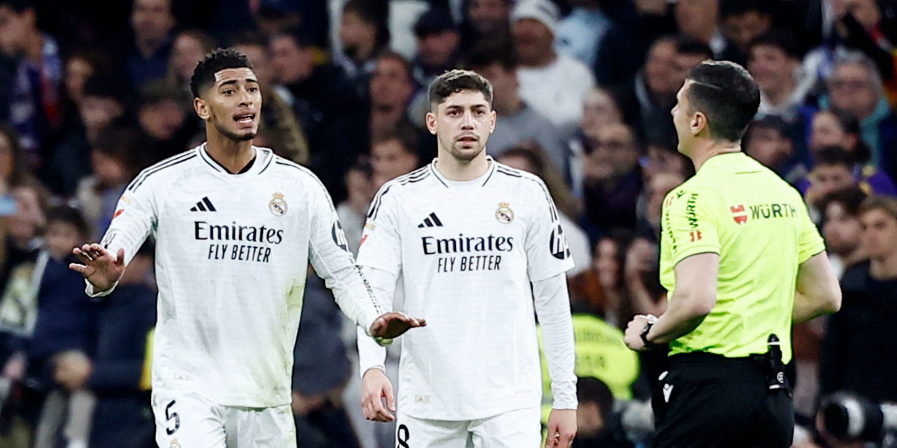 Jude Bellingham Slammed For Shouting at Assistant Referee During Madrid ...