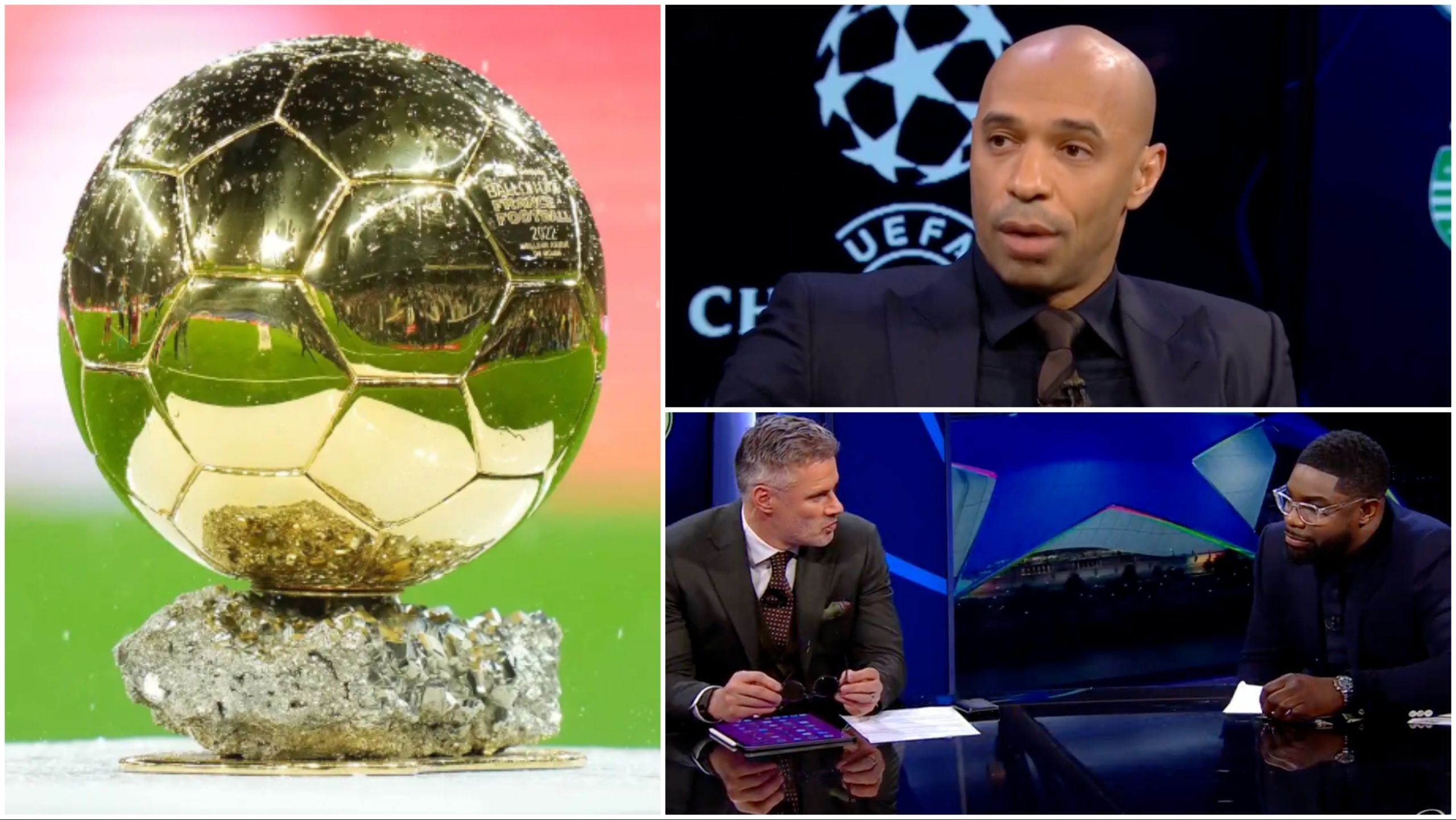 Thierry Henry, Micah Richards & Jamie Carragher Pick 2025 Ballon d'Or ...
