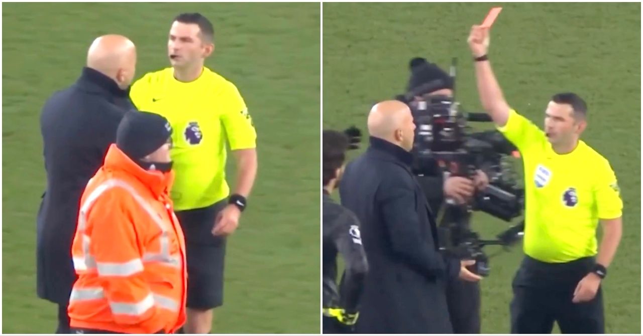 Real Reason Arne Slot Was Shown Red Card by Michael Oliver vs Everton