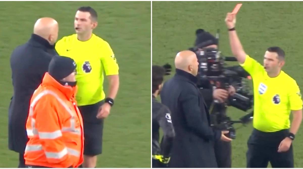 Real Reason Arne Slot Was Shown Red Card by Michael Oliver vs Everton