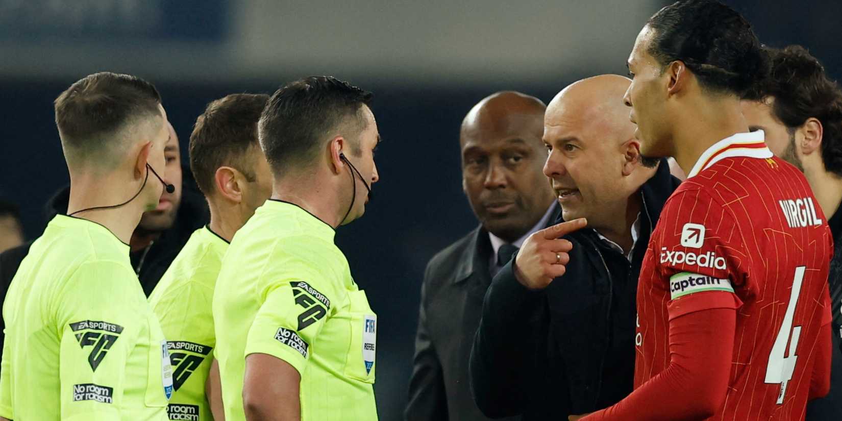 Real Reason Arne Slot Was Shown Red Card by Michael Oliver vs Everton